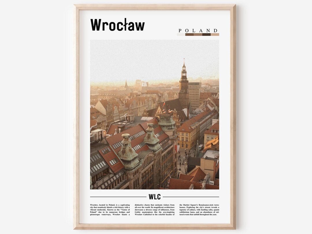 Wrocław Poster, Wrocław Print, Wrocław Wall Art, Europe Photo, Europe ...