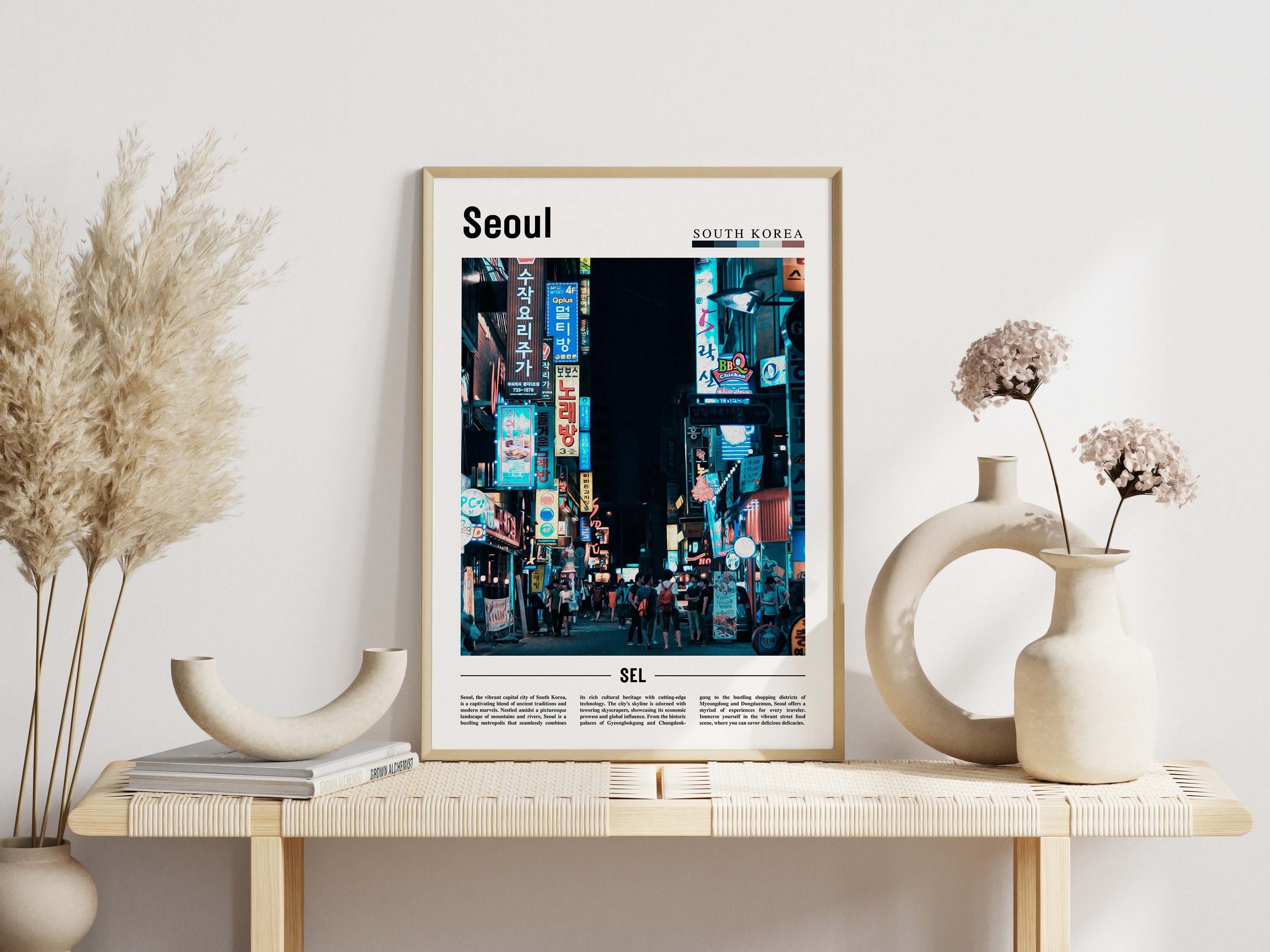 Seoul Poster Seoul Print Seoul Wall Art Asia Print Asia - Etsy