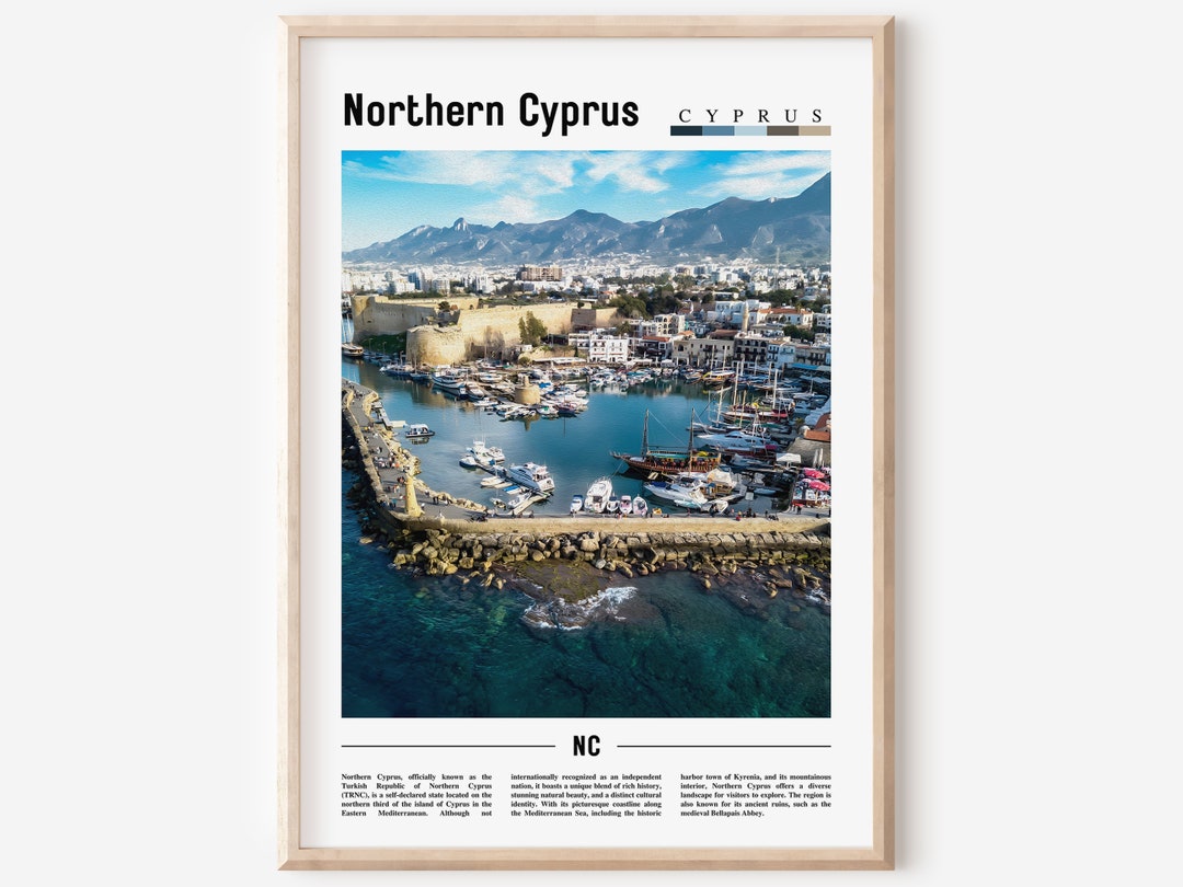 Northern Cyprus Poster, Northern Cyprus Print, Northern Cyprus Wall Art ...