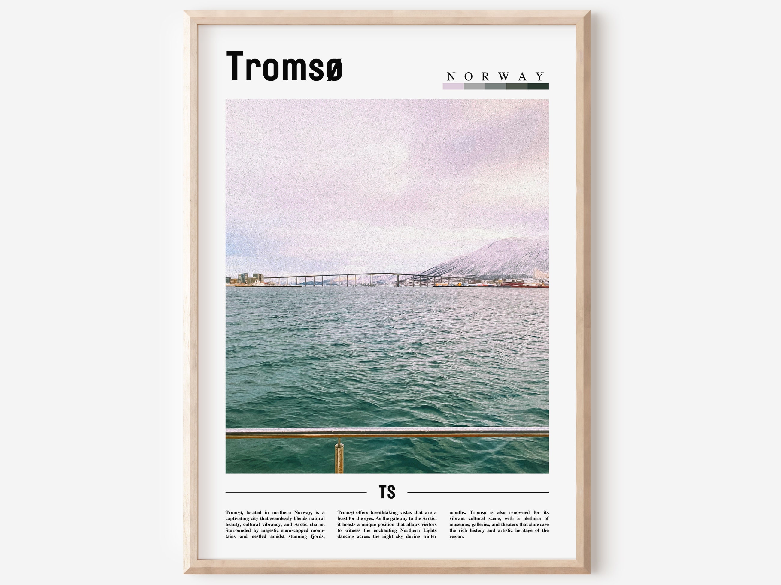 Tromsø Poster, Tromsø Print, Tromsø Wall Art, Europe Photo, Europe ...