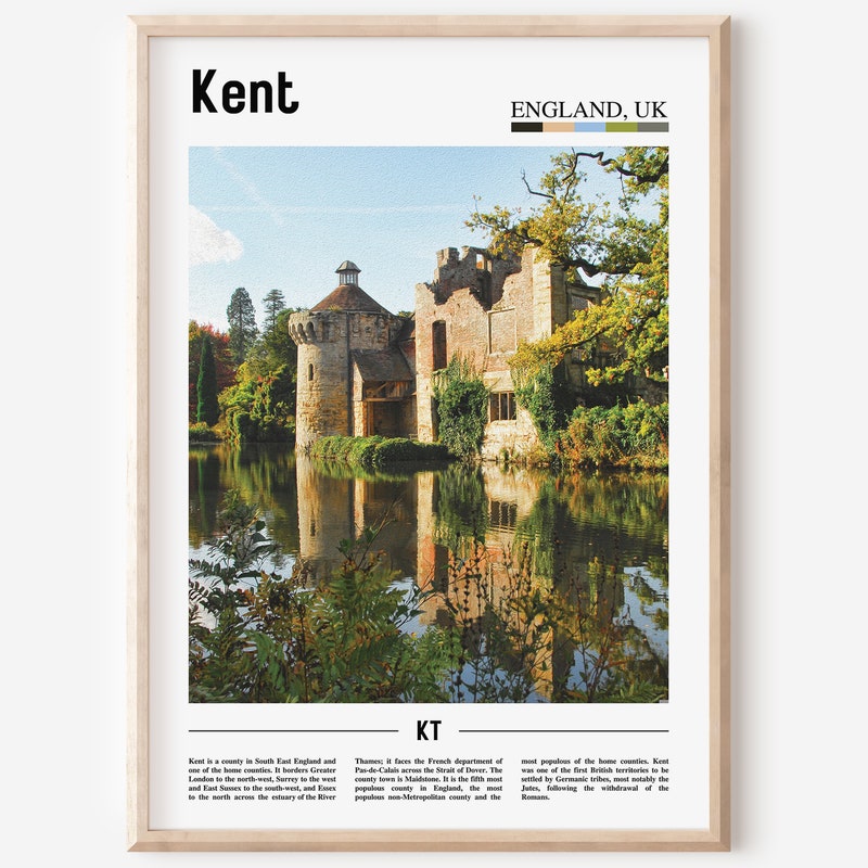 Kent Poster - Etsy UK