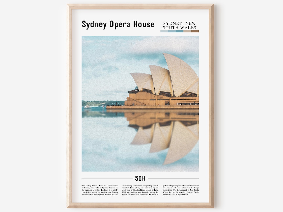Sydney Opera House Print, Sydney Opera House Poster, Sydney Opera House ...