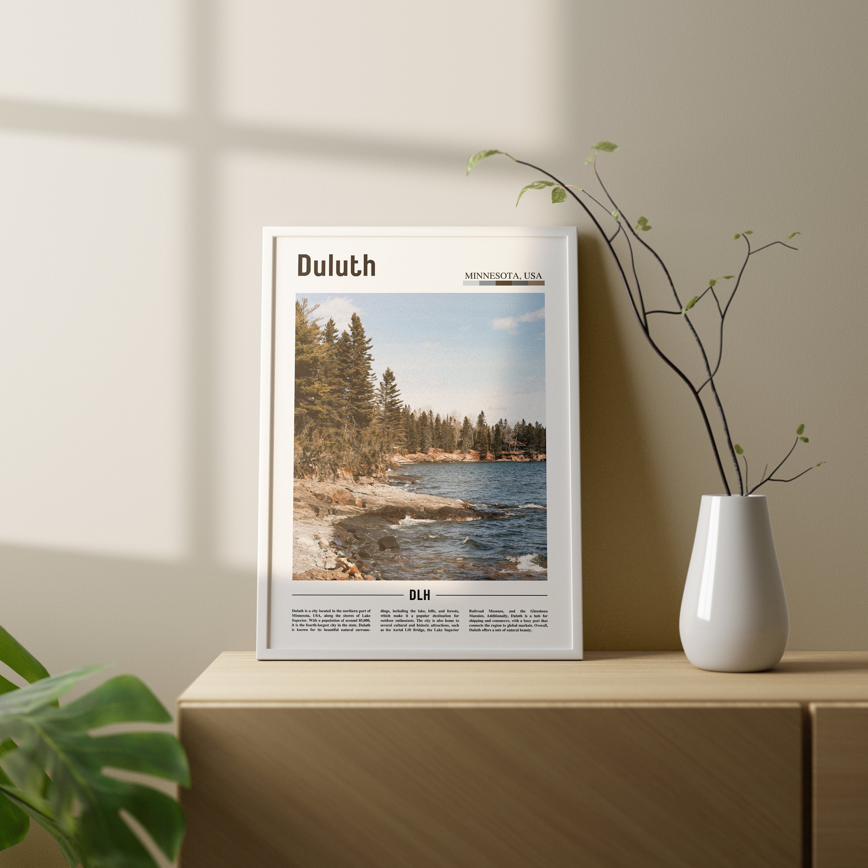 Duluth Poster Duluth Print Duluth Wall Art United States - Etsy