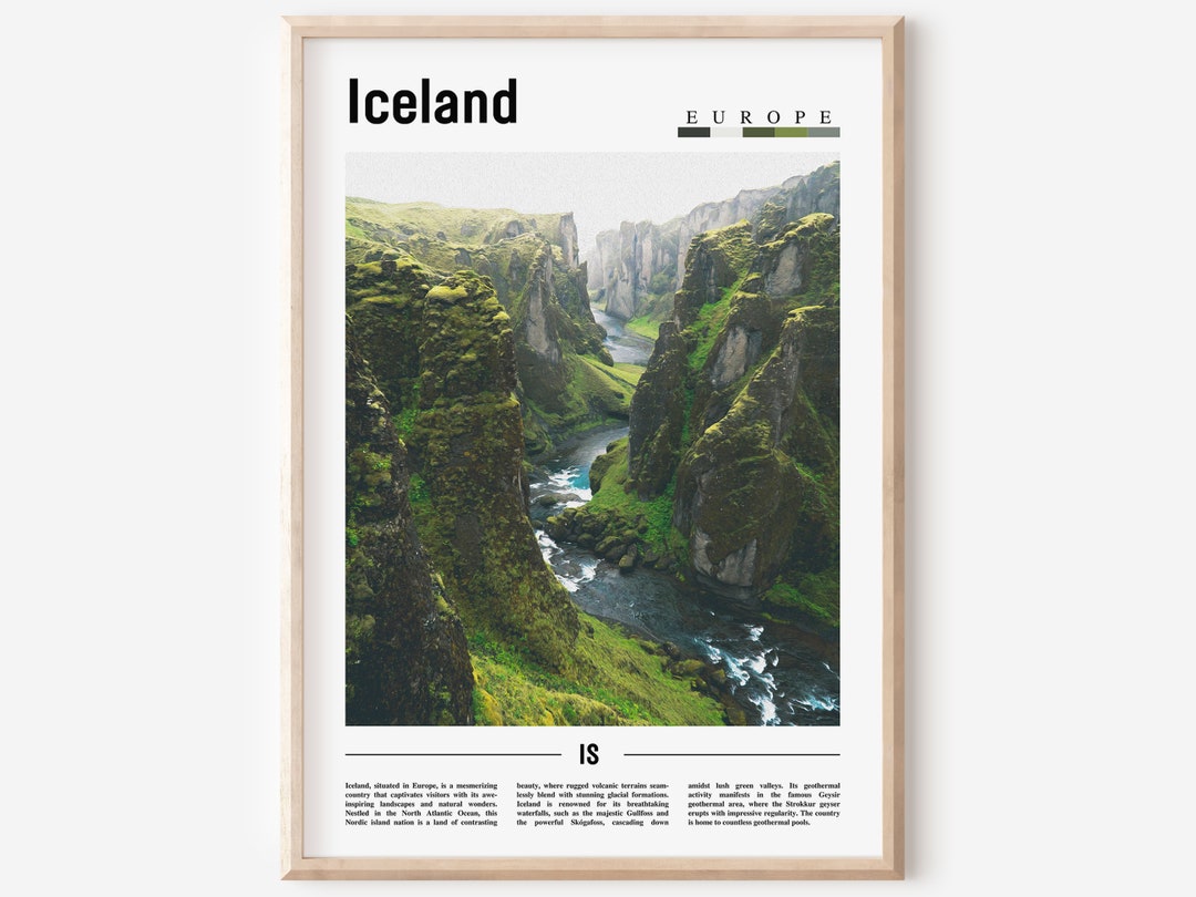 Iceland Poster, Iceland Print, Iceland Wall Art, Europe Photo, Europe ...