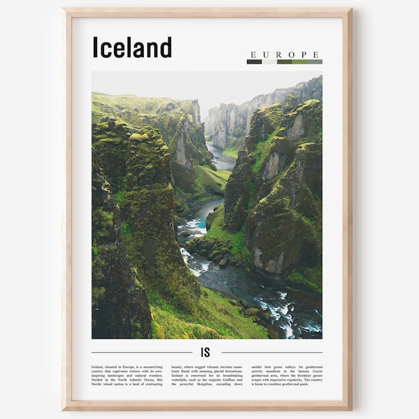 Iceland Poster - Etsy