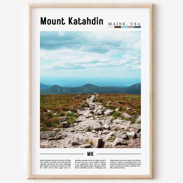 Mount Katahdin Art - Etsy