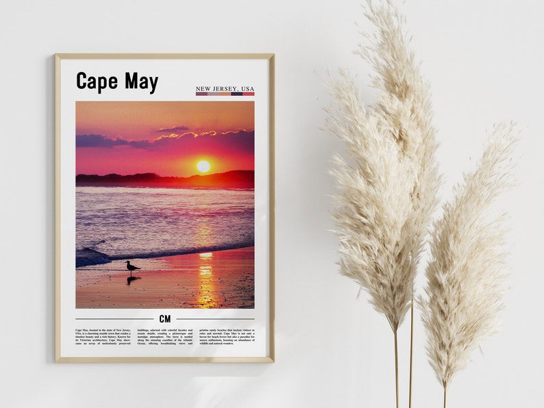 Cape May Poster, Cape May Print, Cape May Wall Art, United States Photo ...
