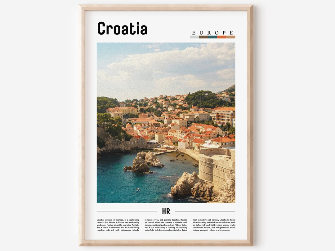 Croatia Poster, Croatia Print, Croatia Wall Art, Europe Photo, Europe ...