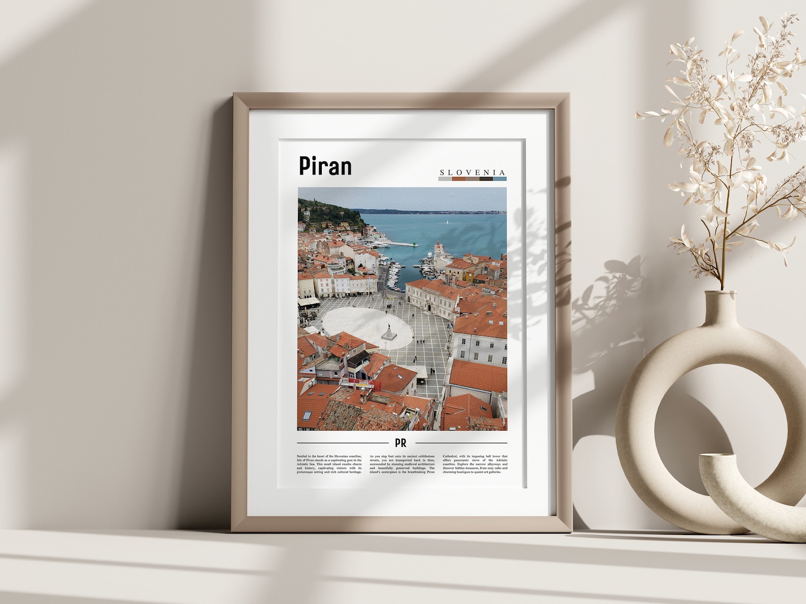 Piran Poster, Piran Print, Piran Wall Art, Europe Photo, Europe Poster ...