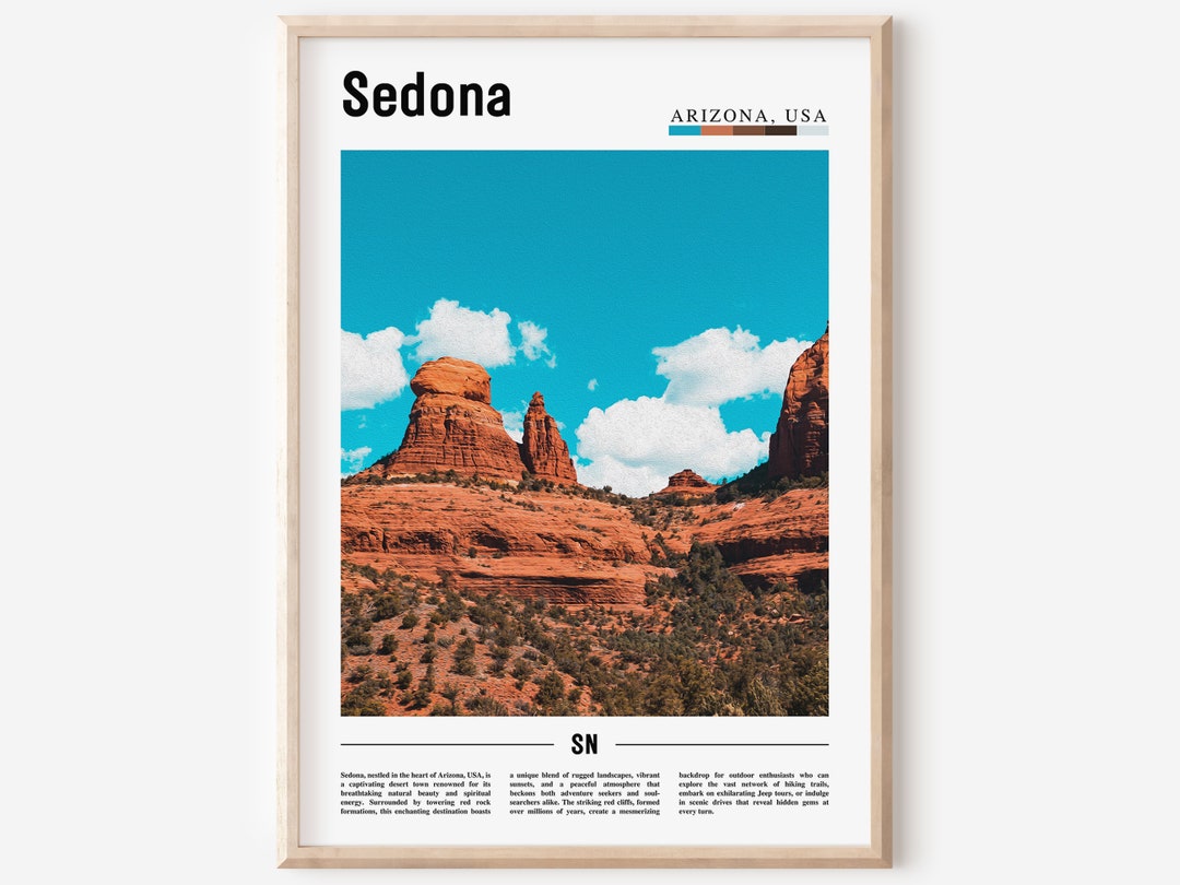 Sedona Poster, Sedona Print, Sedona Wall Art, United States Photo ...
