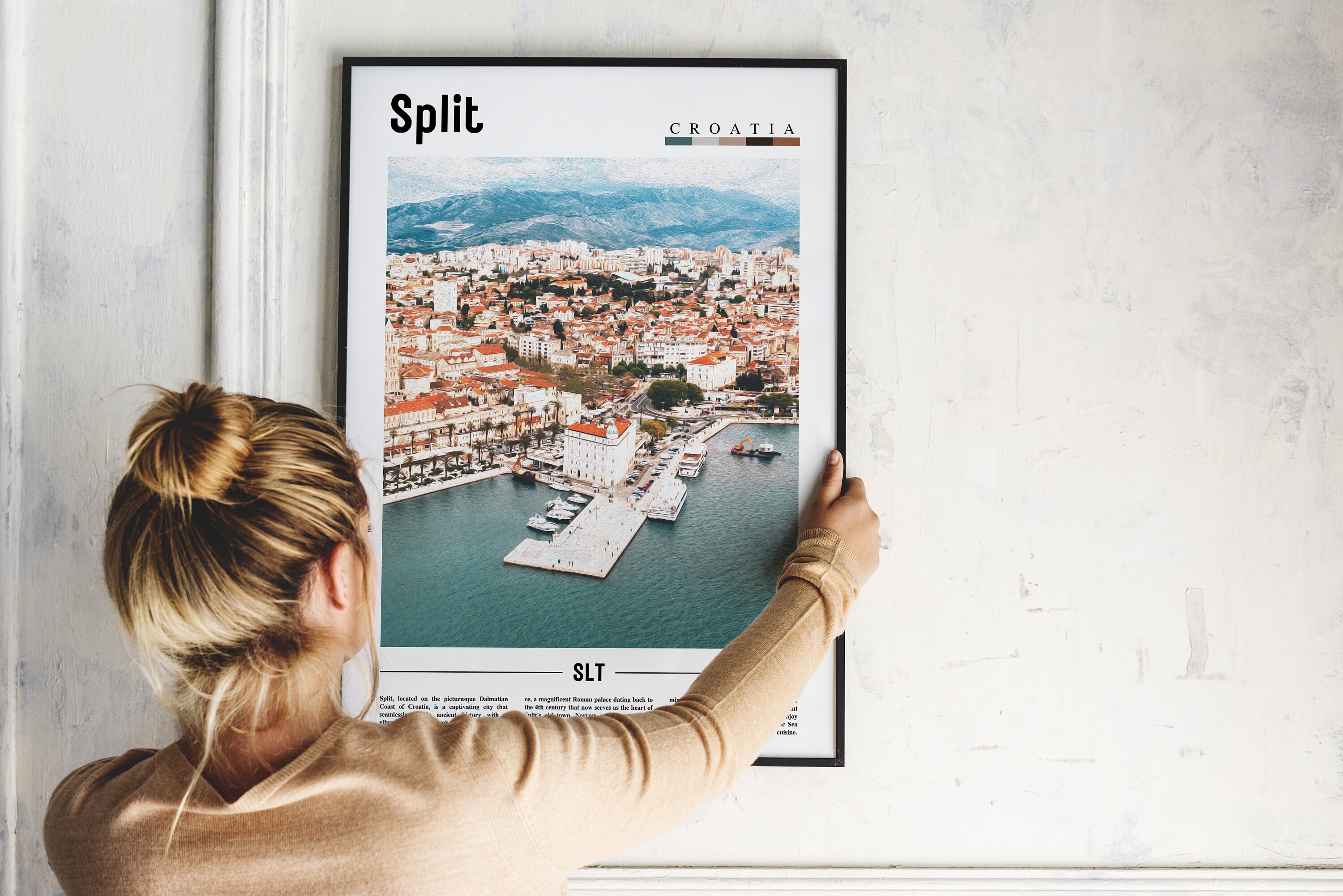 Split Poster Split Print Split Wall Art Europe Photo - Etsy