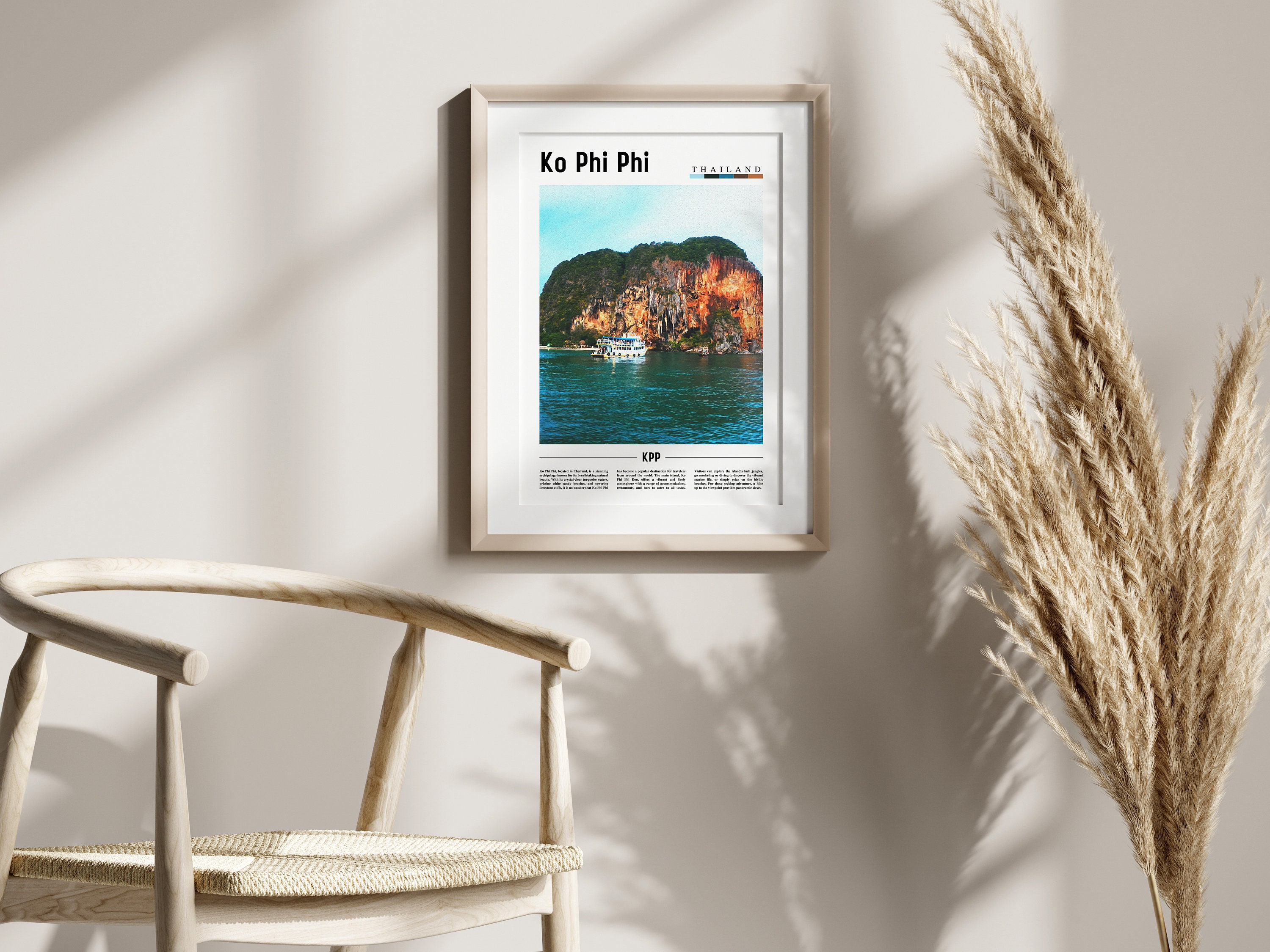 Ko Phi Phi Poster, Ko Phi Phi Print, Ko Phi Phi Wall Art, Asia Print ...