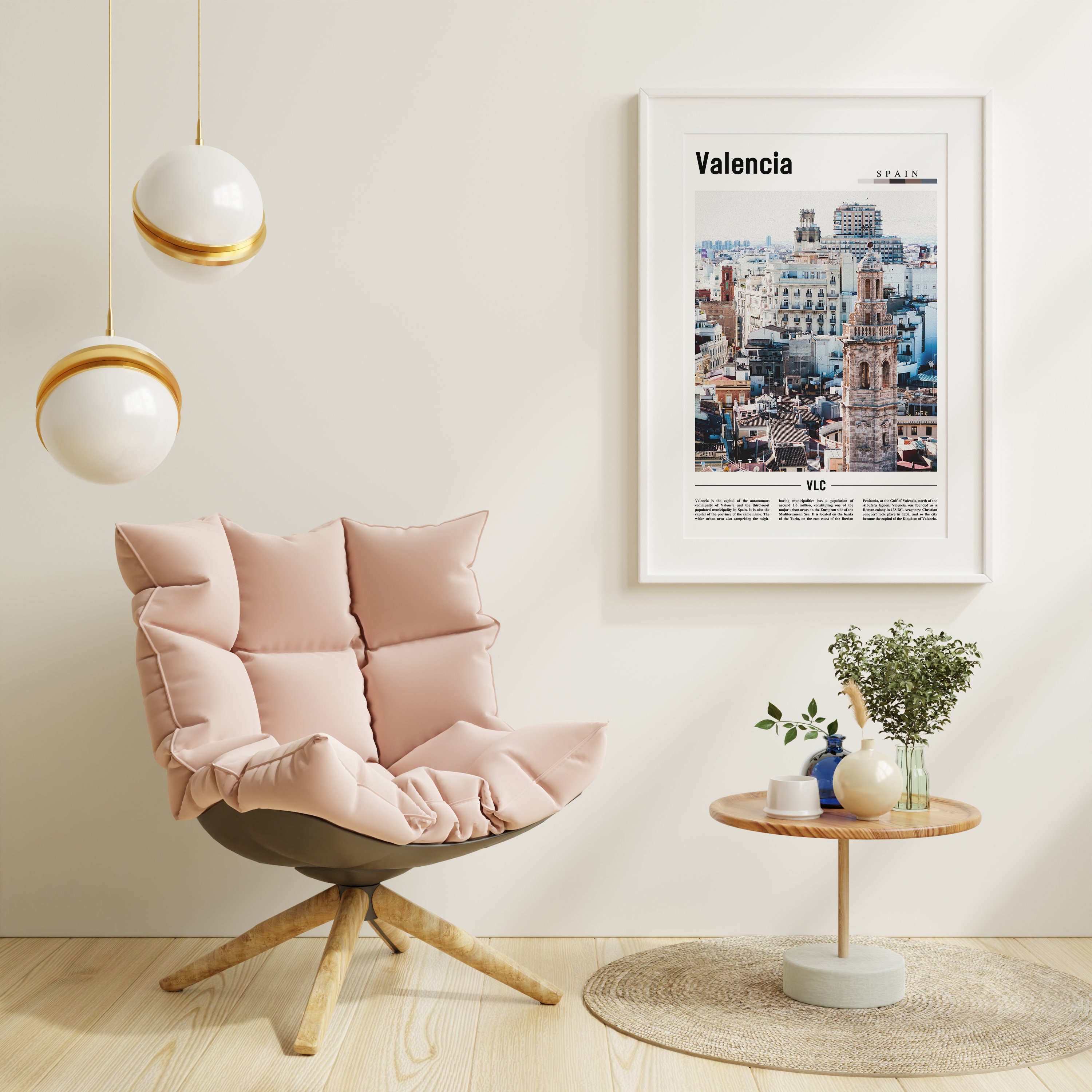 Valencia Poster Valencia Print Valencia Wall Art Spain - Etsy