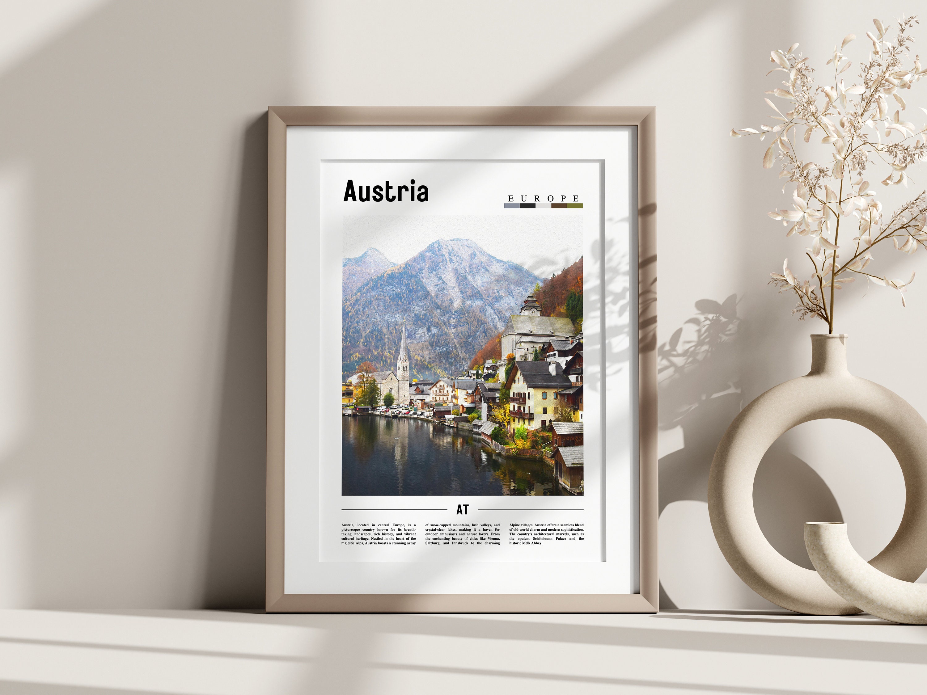 Austria Poster Austria Print Austria Wall Art Europe Photo - Etsy