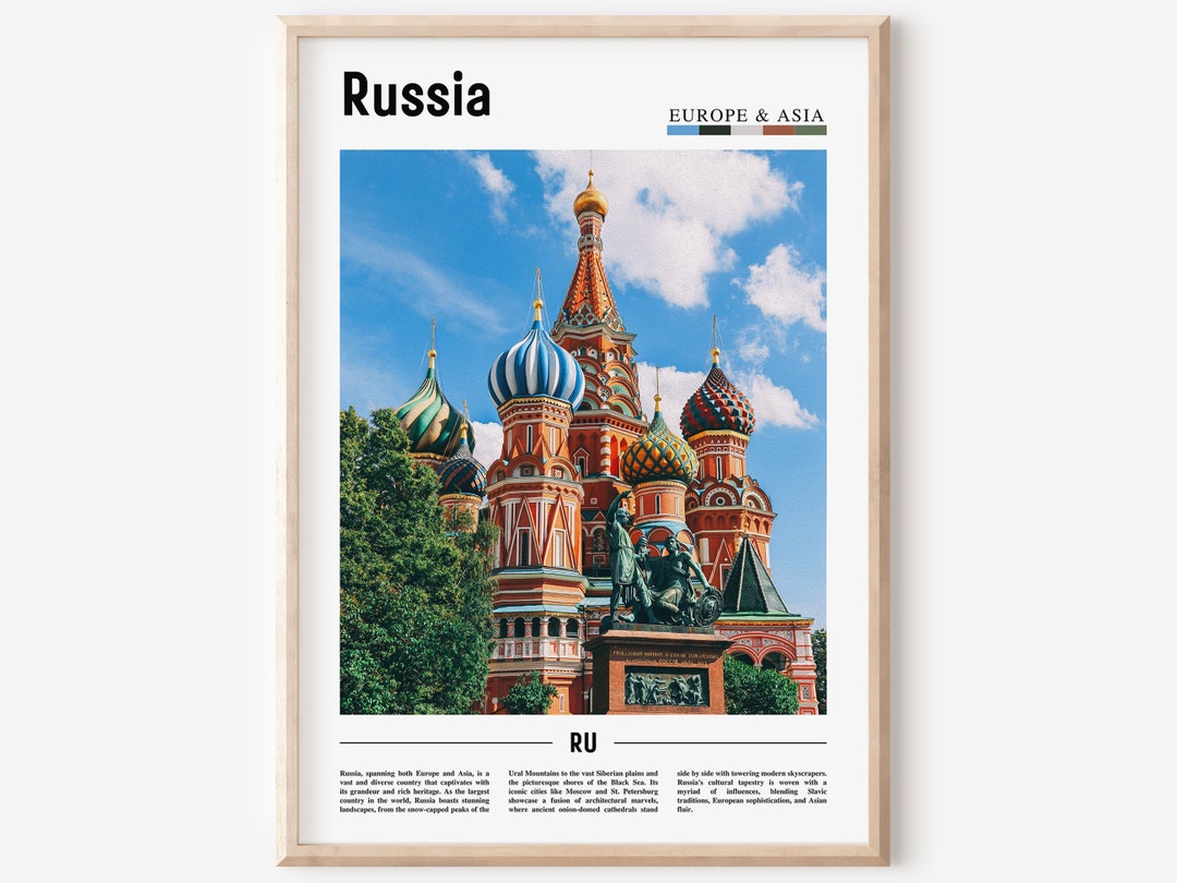 Russia Poster, Russia Print, Russia Wall Art, Europe Photo, Europe ...