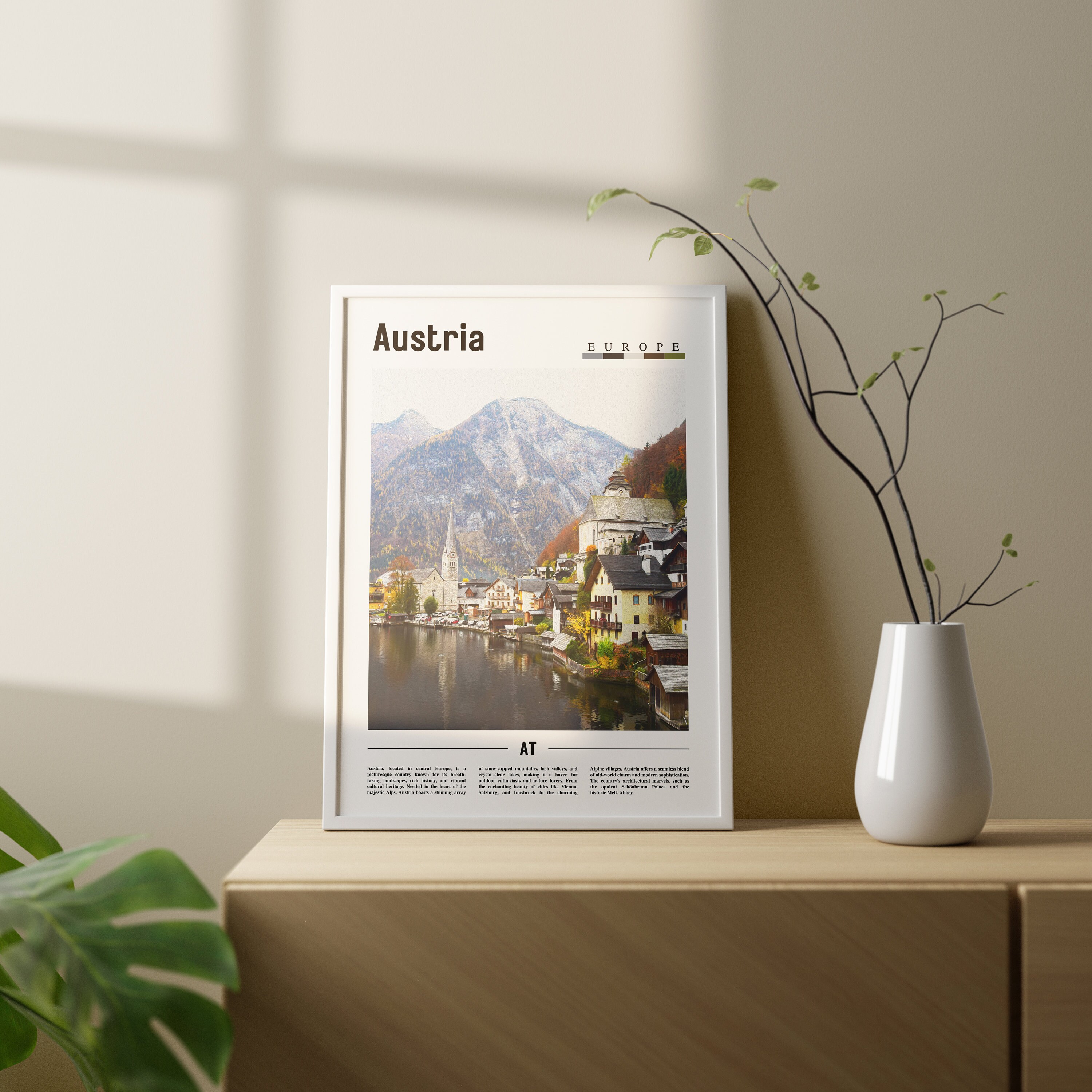 Austria Poster Austria Print Austria Wall Art Europe Photo - Etsy