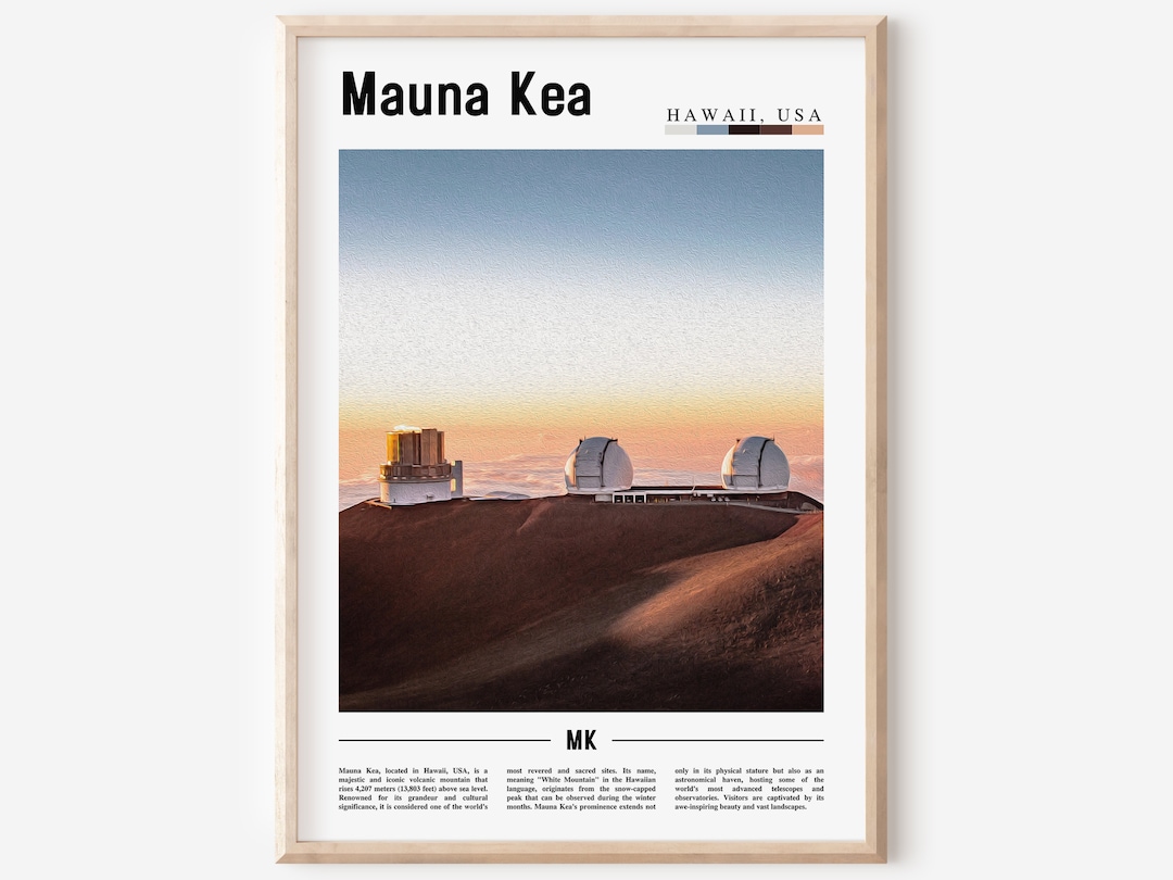 Mauna Kea Poster, Mauna Kea Print, Mauna Kea Wall Art, United States ...