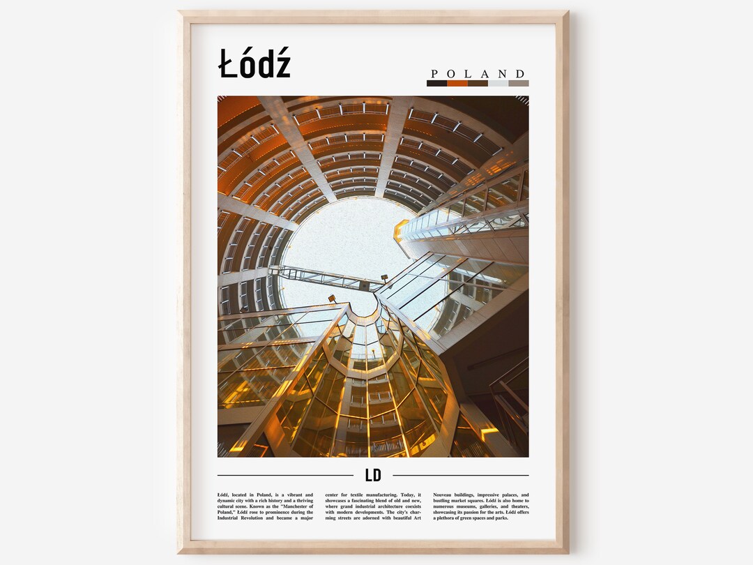 Łódź Poster, Łódź Print, Łódź Wall Art, Europe Photo, Europe Poster ...