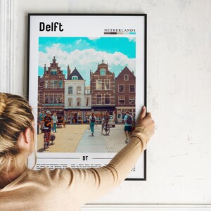 Delft Poster, Delft Print, Delft Wall Art, Europe Photo, Europe Poster ...