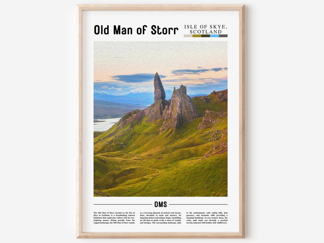 Old Man of Storr Poster, Old Man of Storr Print, Old Man of Storr Wall ...
