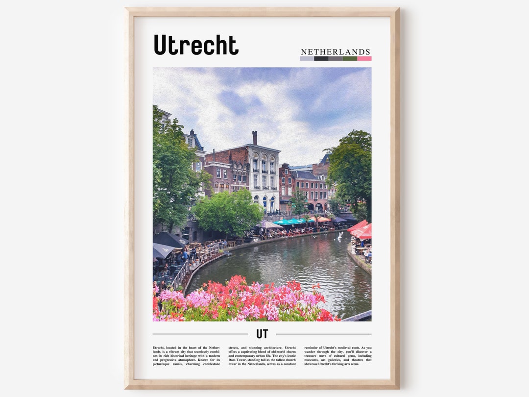 Utrecht Poster, Utrecht Print, Utrecht Wall Art, Europe Photo, Europe ...