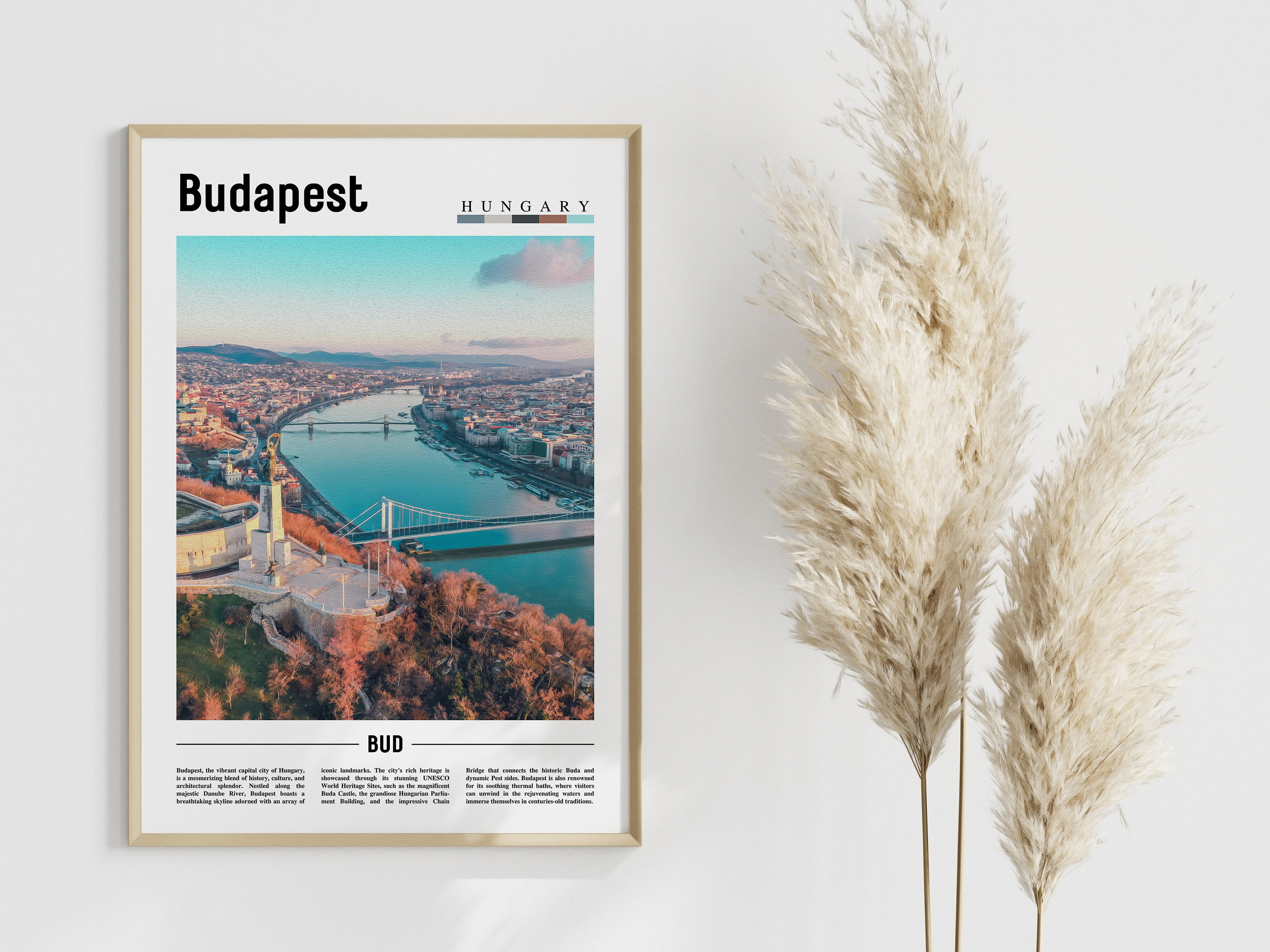 Budapest Poster Budapest Print Budapest Wall Art Europe - Etsy