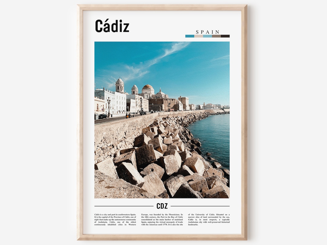 Cádiz Poster, Cádiz Print, Cádiz Wall Art, Spain Photo, Spain Poster ...