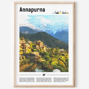 Annapurna Poster, Annapurna Print, Annapurna Wall Art, United States ...
