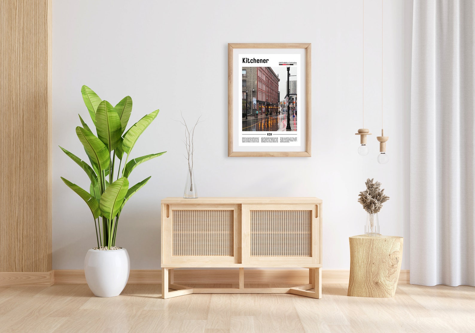 Kitchener Print, Kitchener Poster, Kitchener Wall Art, Minimal Travel ...