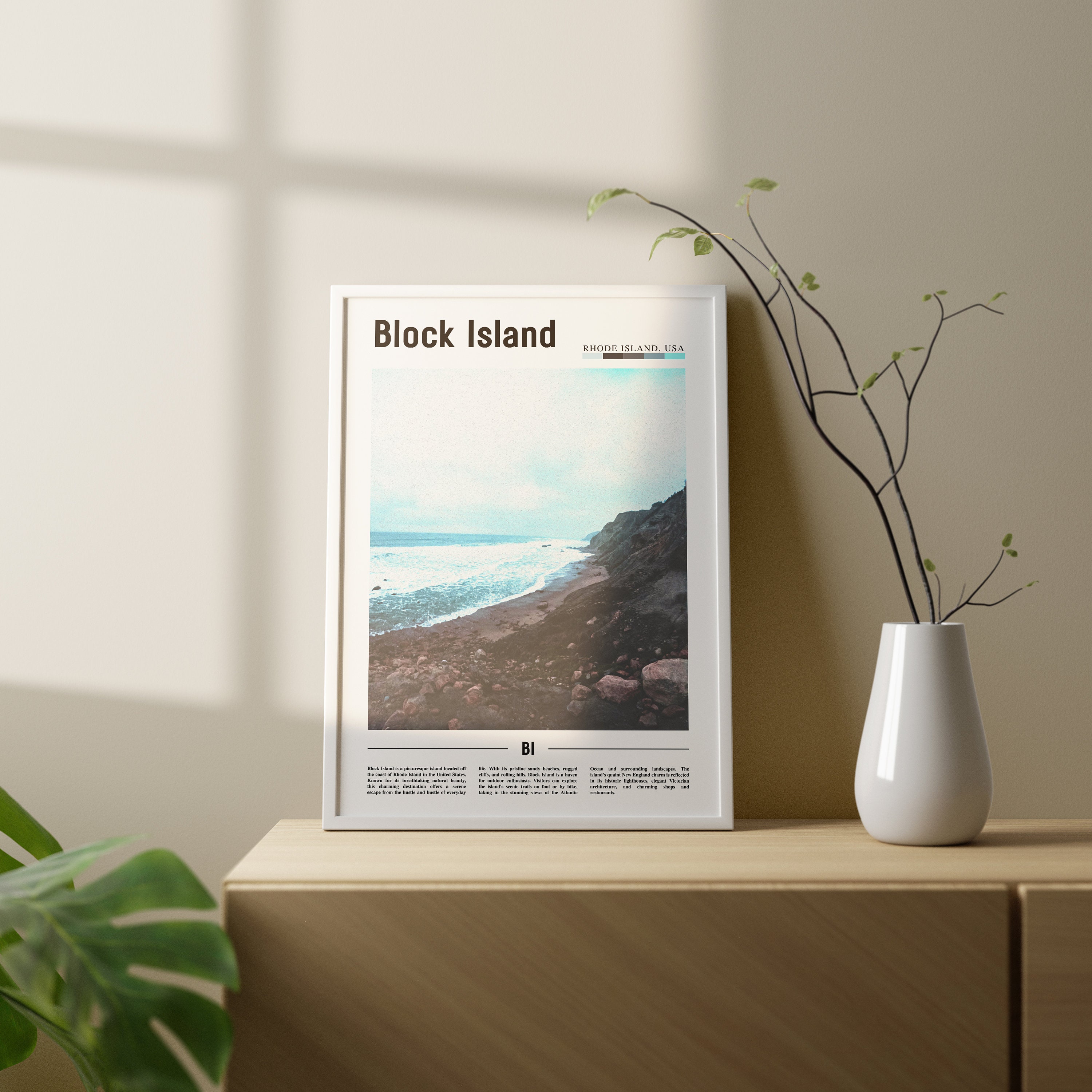 Block Island Poster Block Island Print Block Island Wall - Etsy