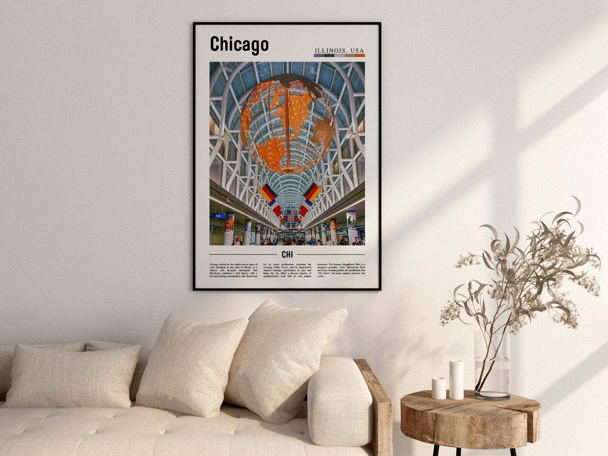Chicago Print, Chicago Poster, Chicago Wall Art, USA Foto, USA Poster, USA Print - Etsy.de