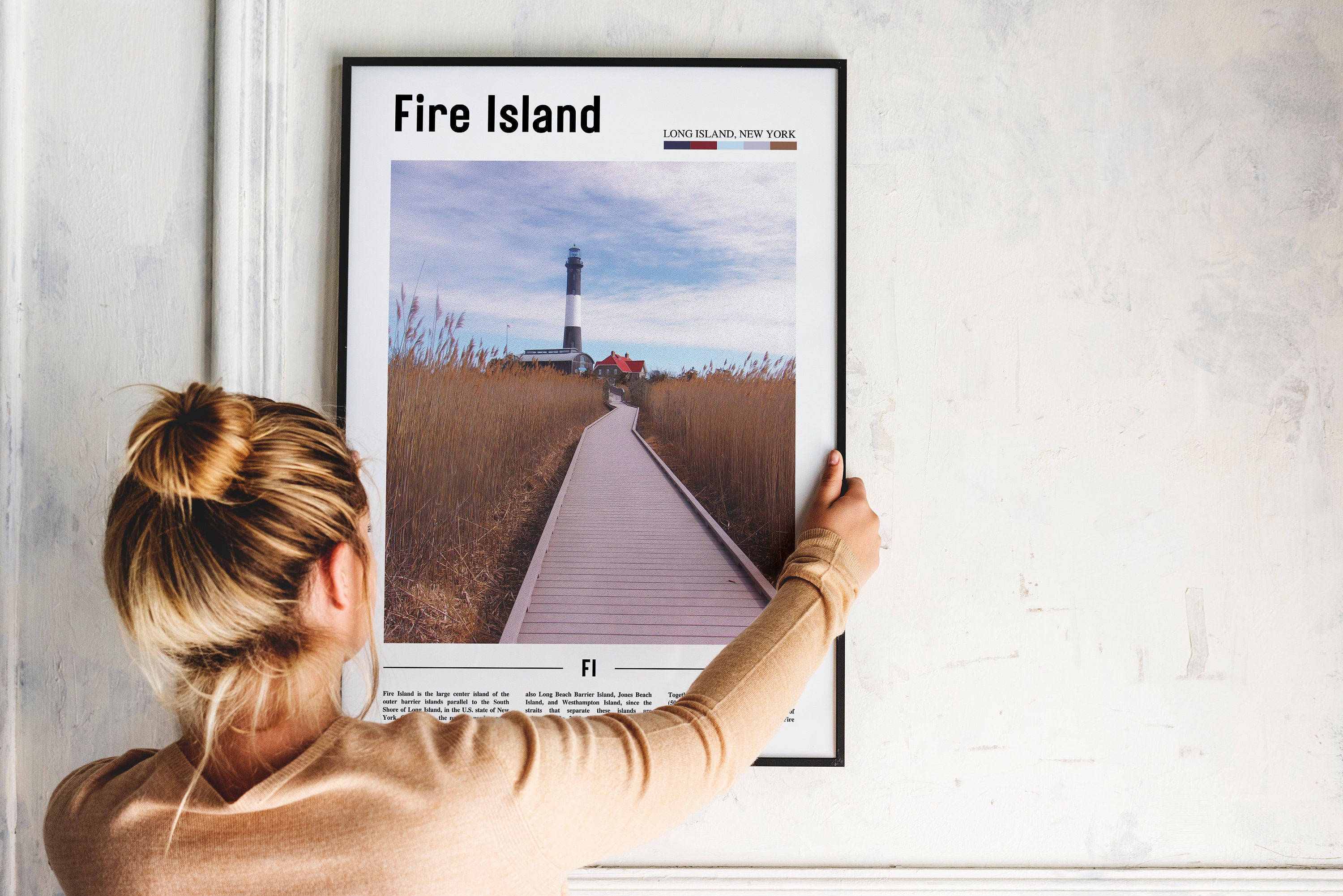 Fire Island Print Fire Island Poster Fire Island Wall Art - Etsy