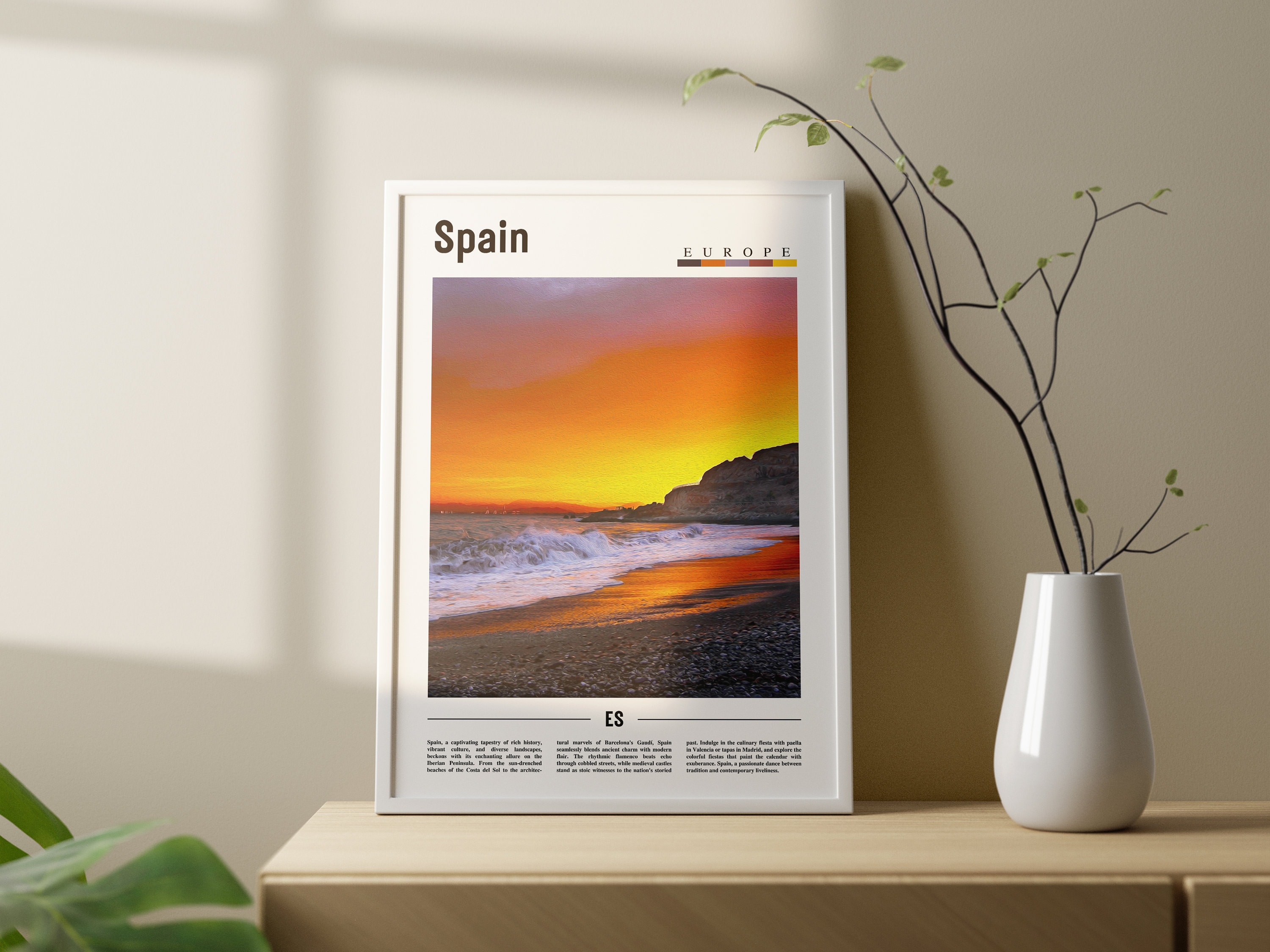 Spain Poster Spain Print Spain Wall Art Spain Photo Spain - Etsy