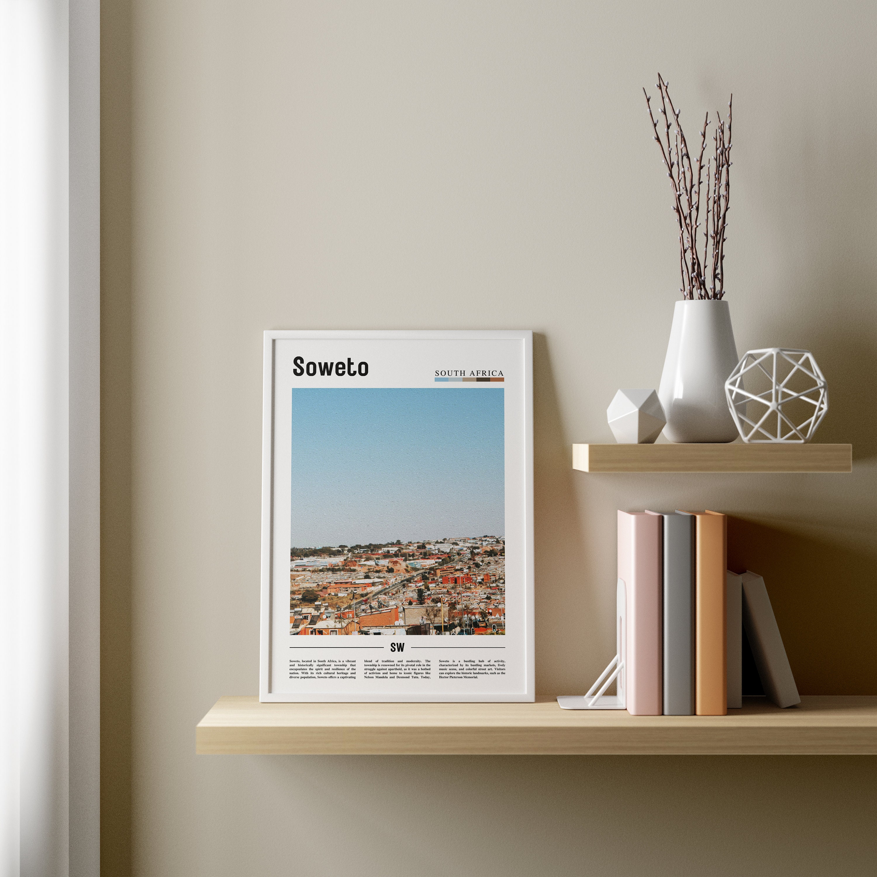 Soweto Poster Soweto Print Soweto Wall Art Minimal Travel - Etsy