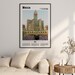 Mecca Poster, Mecca Print, Mecca Wall Art, Minimal Travel Print, Travel ...
