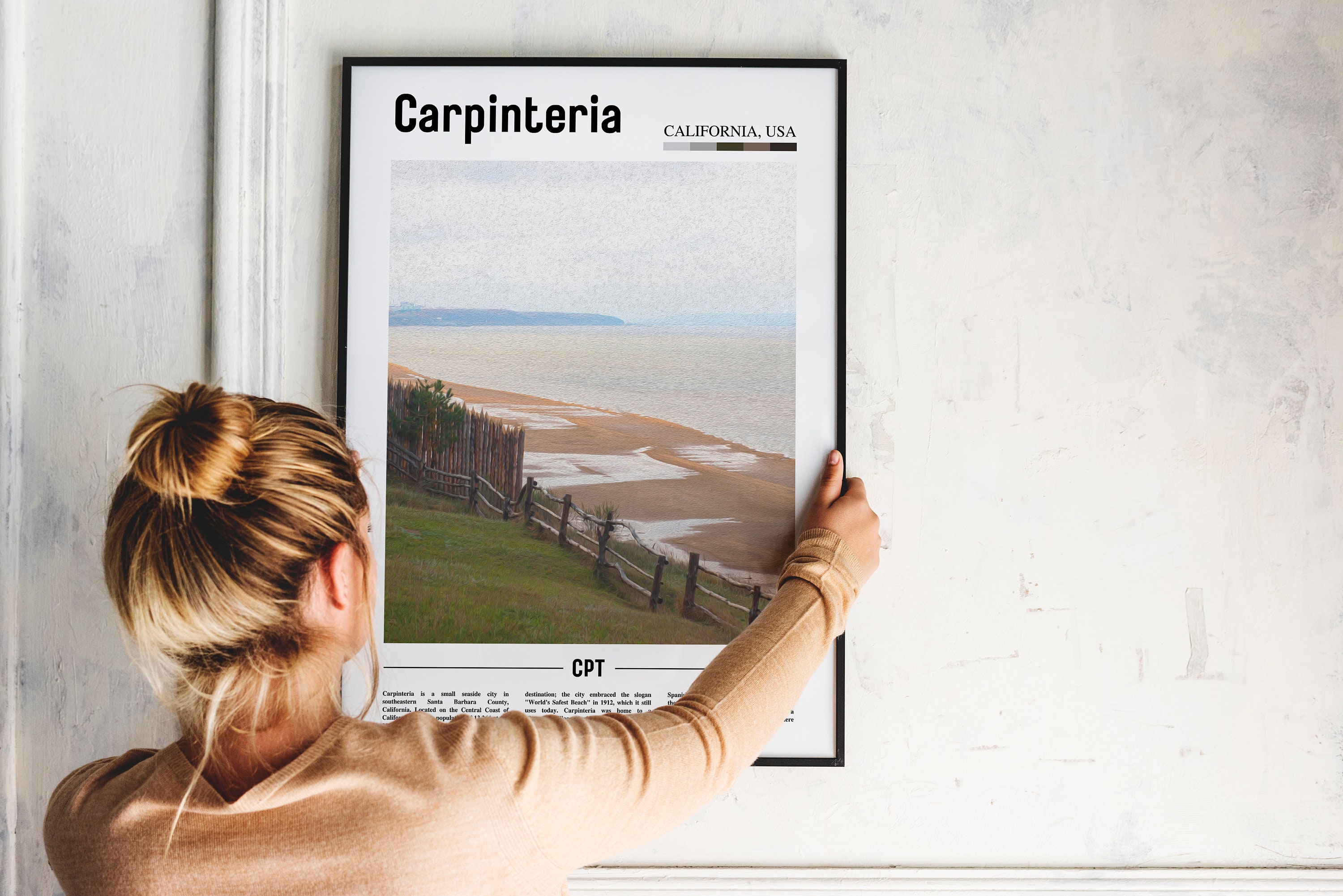 Carpinteria Print, Carpinteria Poster, Carpinteria Wall Art, Oil ...