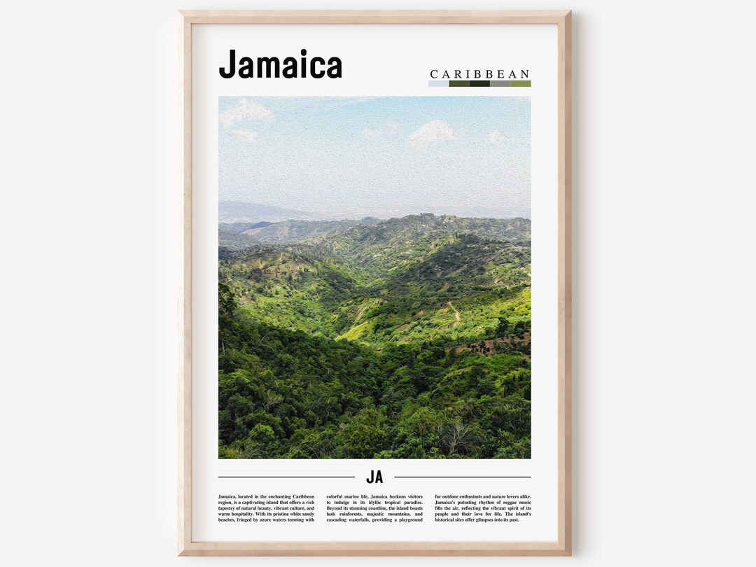 Jamaica Poster, Jamaica Print, Jamaica Wall Art, Caribbean Photo ...