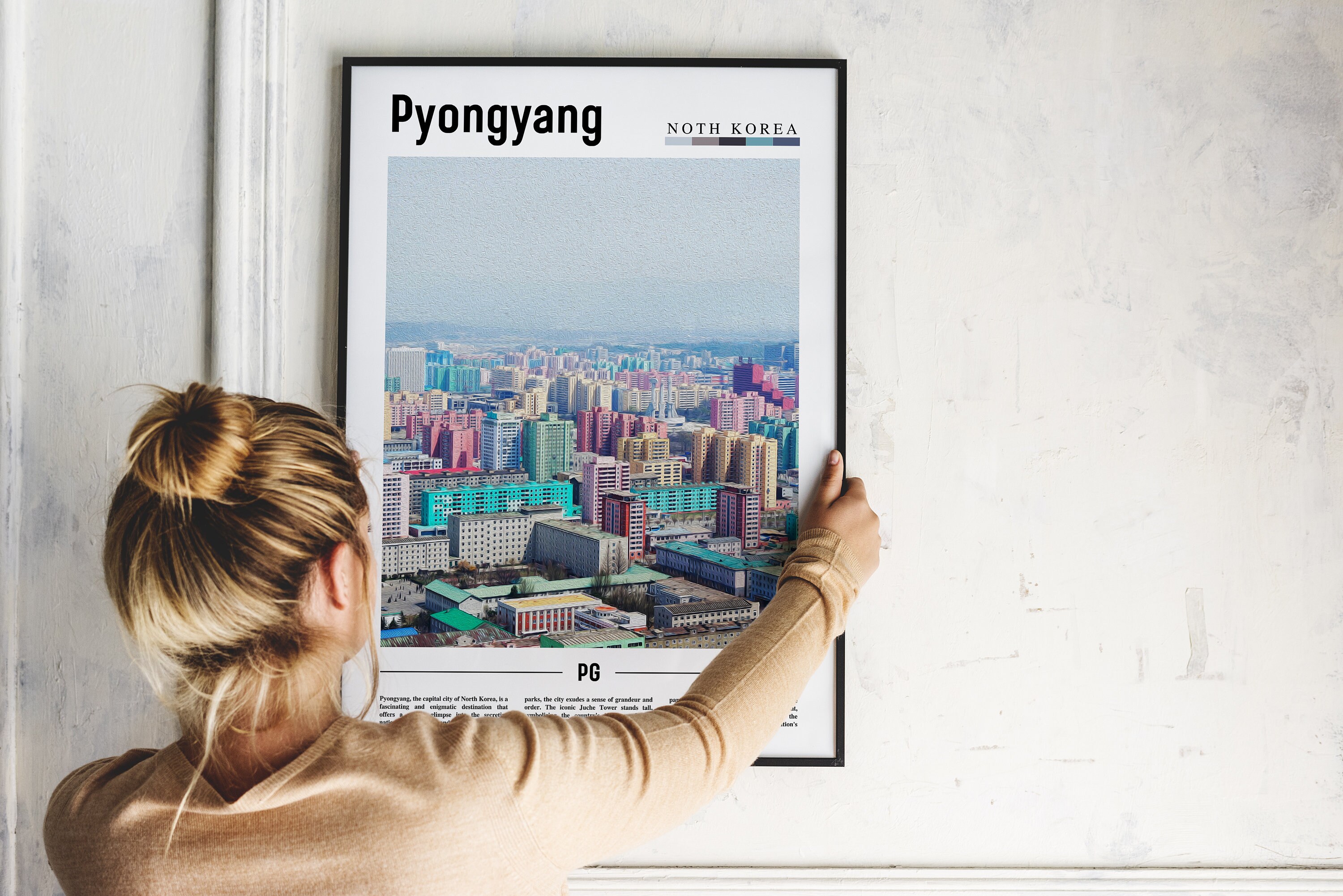 Pyongyang Poster, Pyongyang Print, Pyongyang Wall Art, Asia Print, Asia ...
