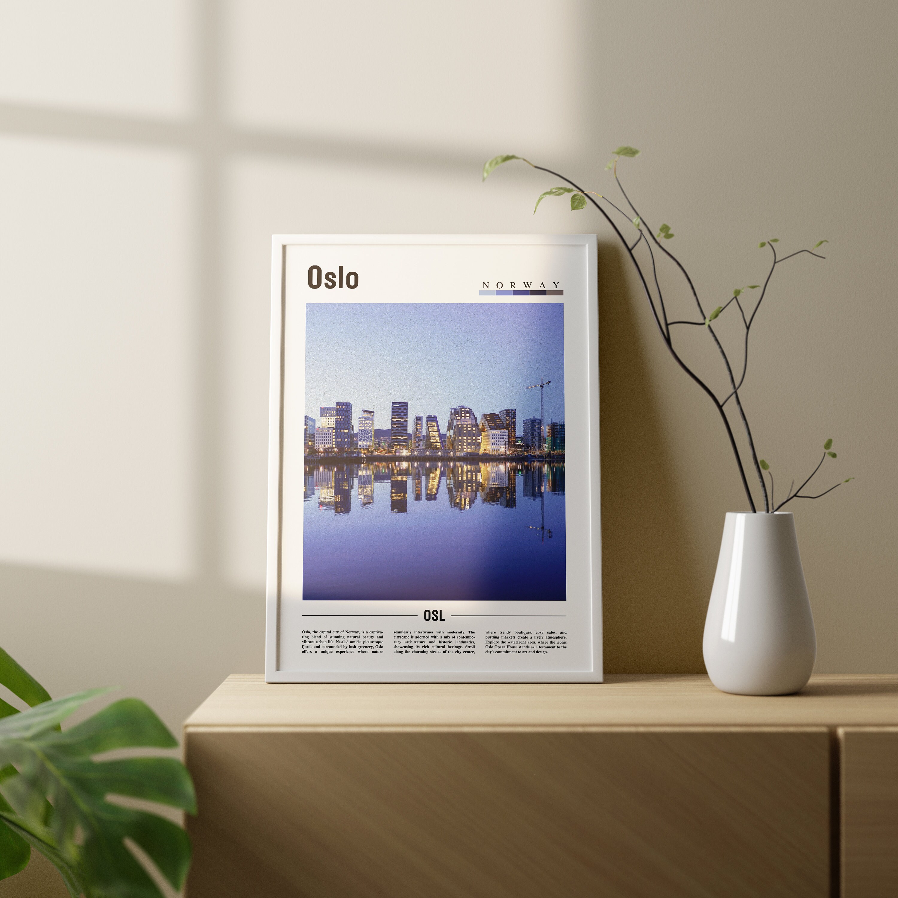 Oslo Poster, Oslo Print, Oslo Wall Art, Europe Photo, Europe Poster ...