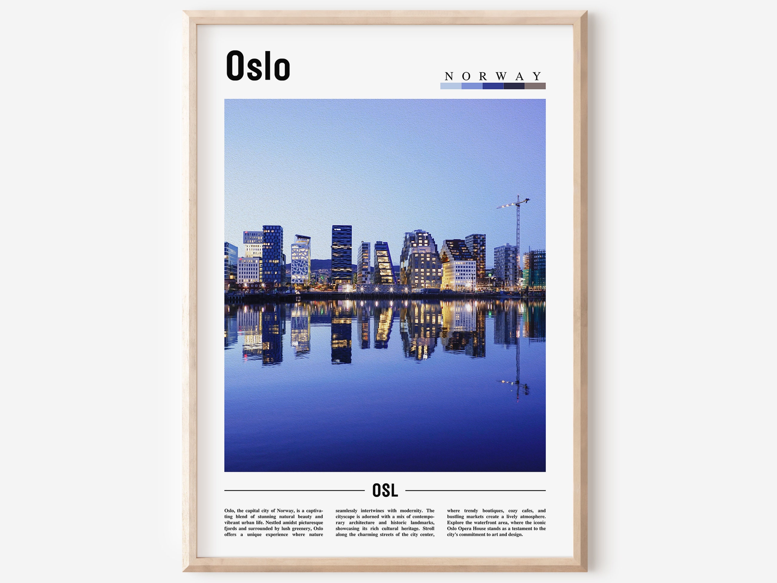 Oslo Poster, Oslo Print, Oslo Wall Art, Europe Photo, Europe Poster ...