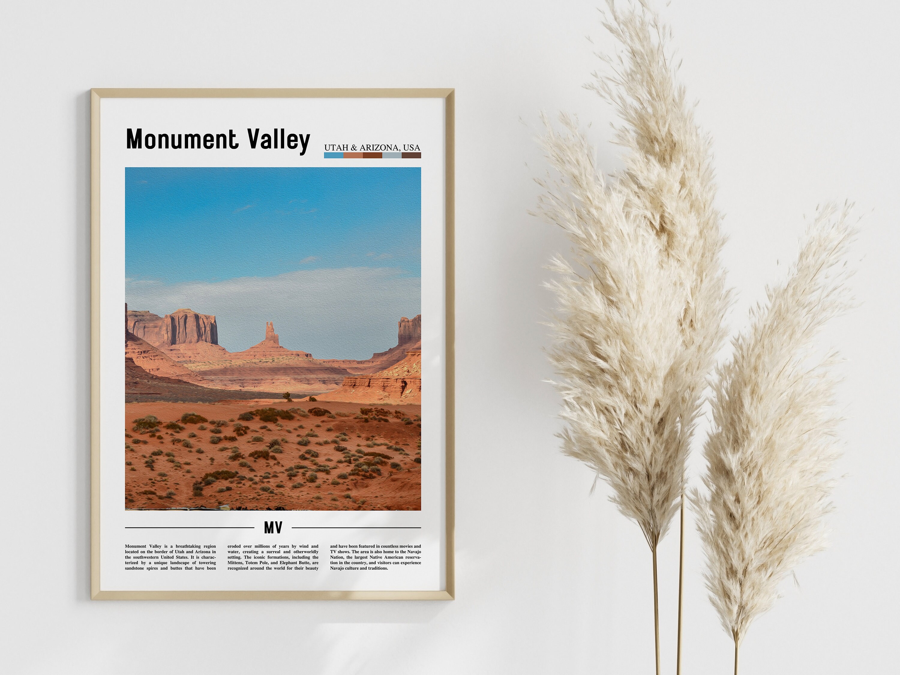 Monument Valley Poster, Monument Valley Print, Monument Valley Wall Art ...