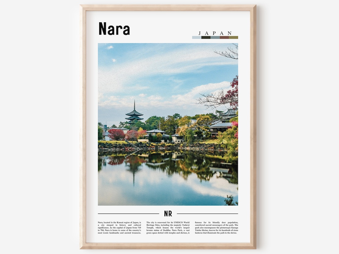 Nara Poster, Nara Print, Nara Wall Art, Asia Print, Asia Poster, Asia ...