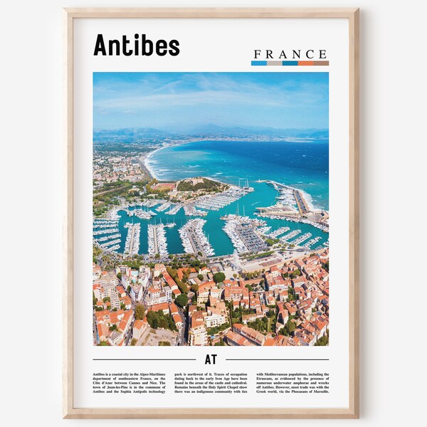 Antibes poster - Etsy France