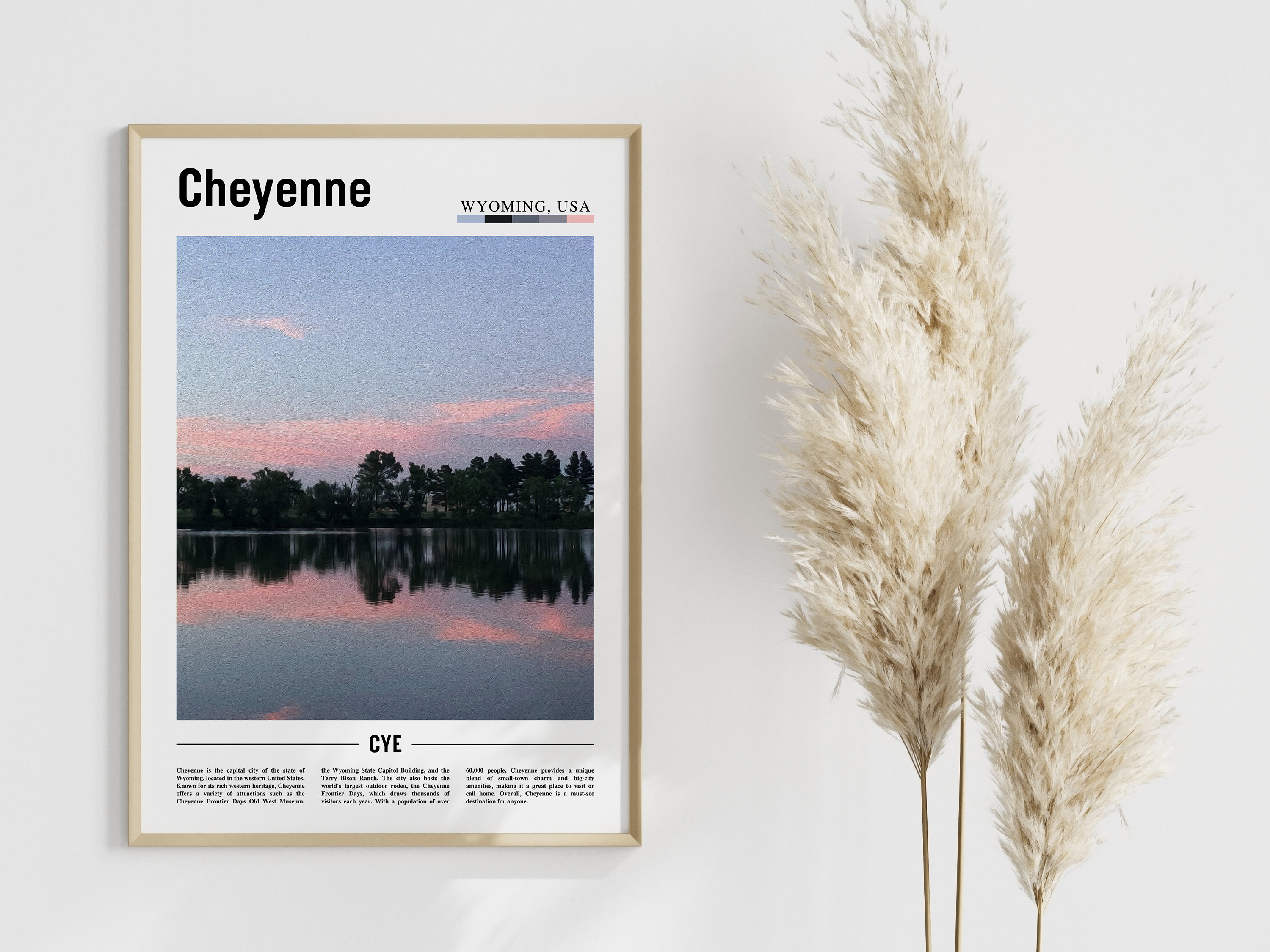 Cheyenne Poster Cheyenne Print Cheyenne Wall Art United - Etsy