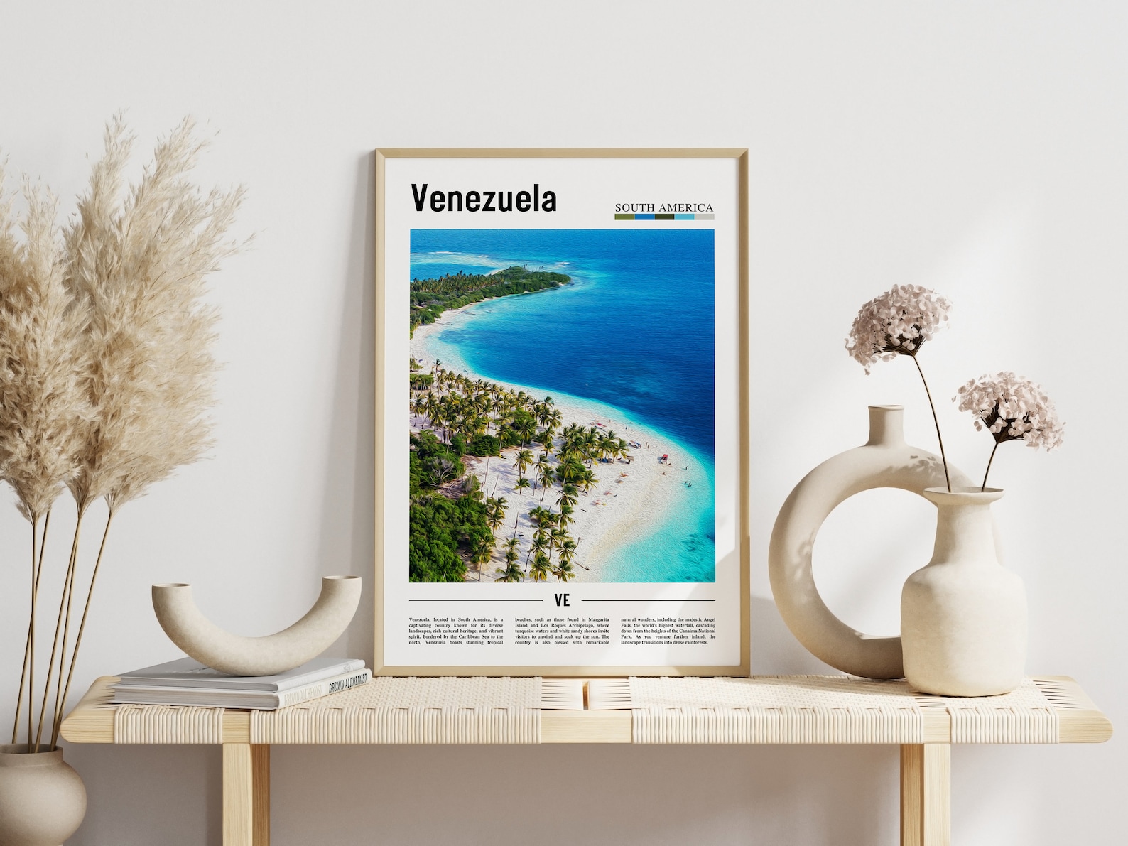 Venezuela Poster, Venezuela Print, Venezuela Wall Art, South America ...