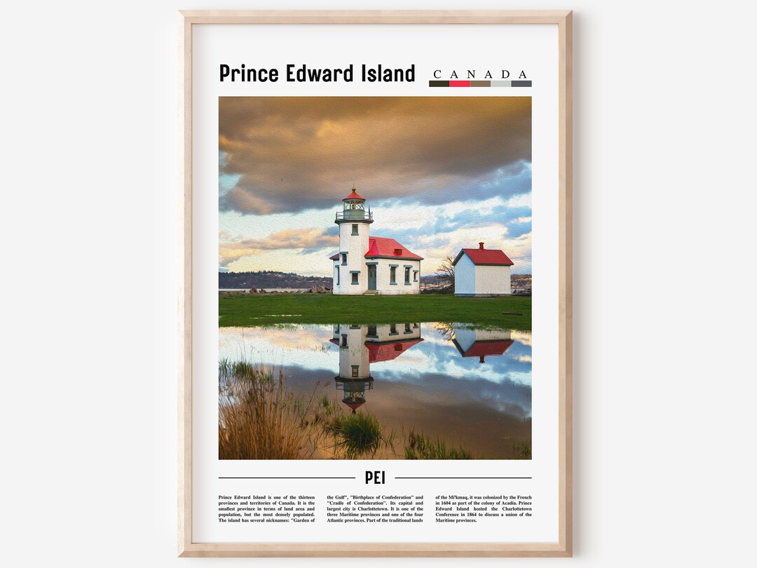 Prince Edward Island Print, Prince Edward Island Poster, Prince Edward ...