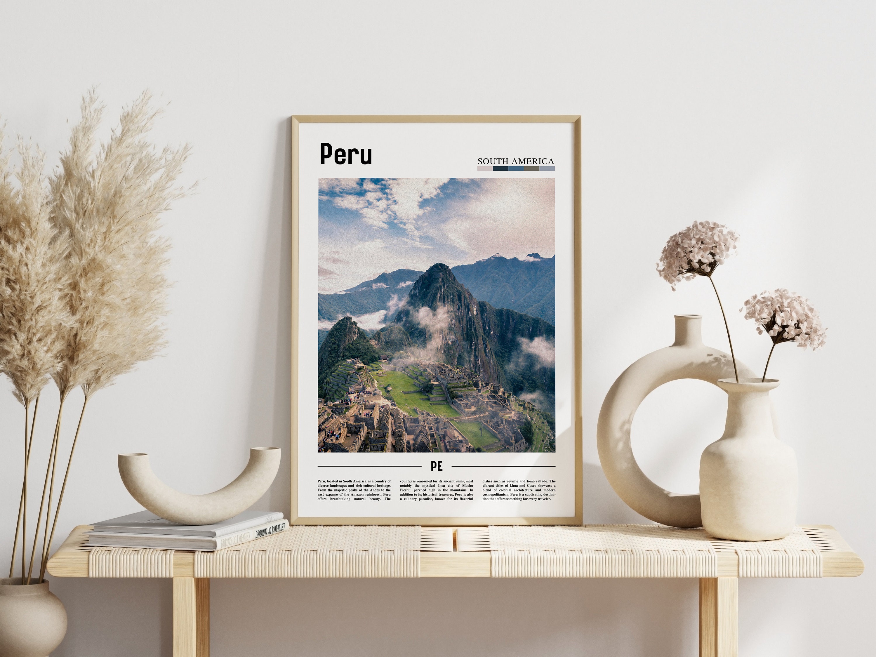 Peru Poster Peru Print Peru Wall Art South America Poster - Etsy