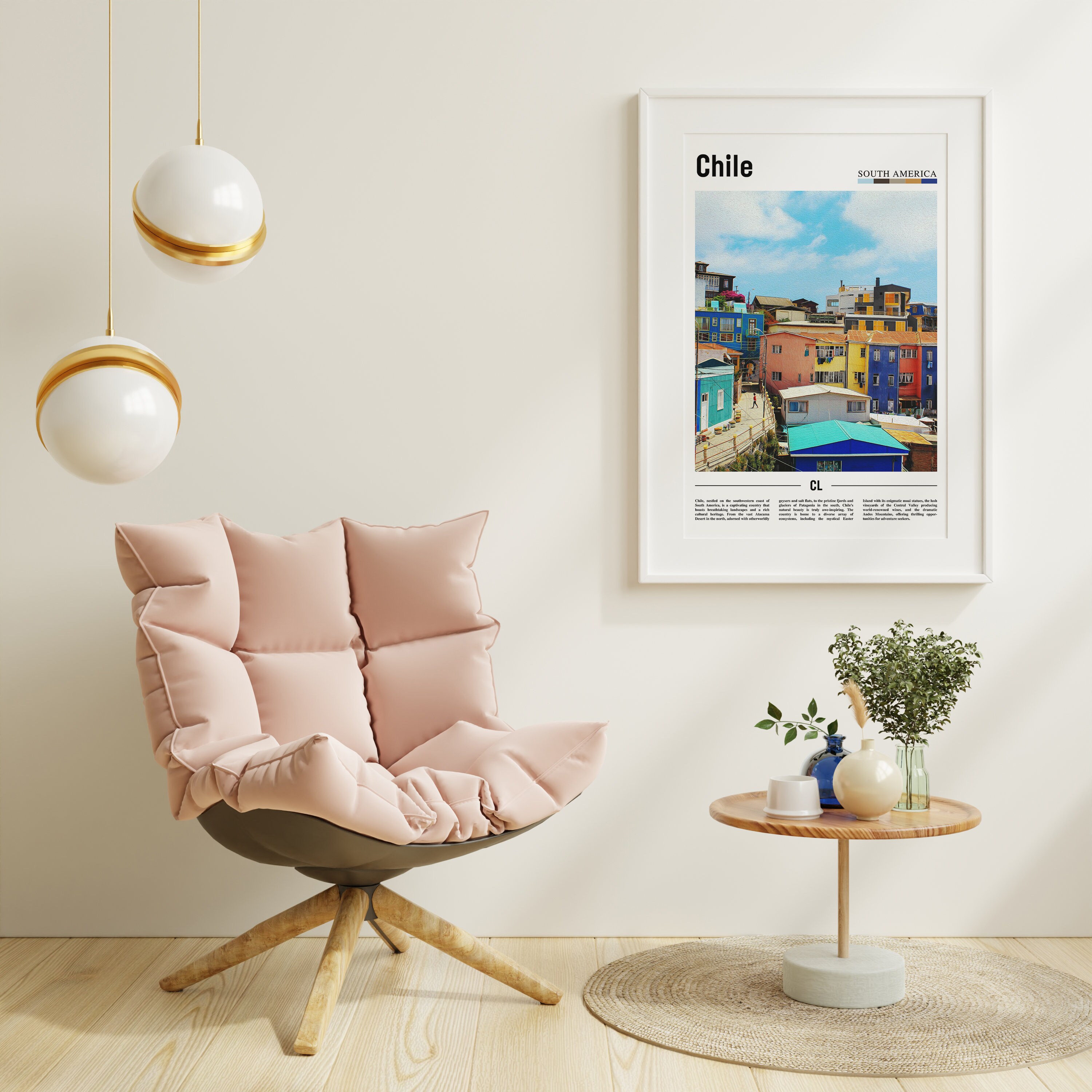 Chile Poster, Chile Print, Chile Wall Art, South America Poster, South ...