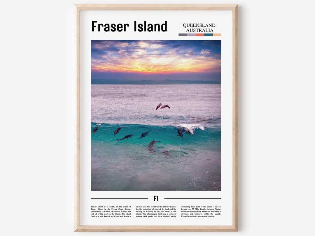 Fraser Island Print, Fraser Island Poster, Fraser Island Wall Art ...