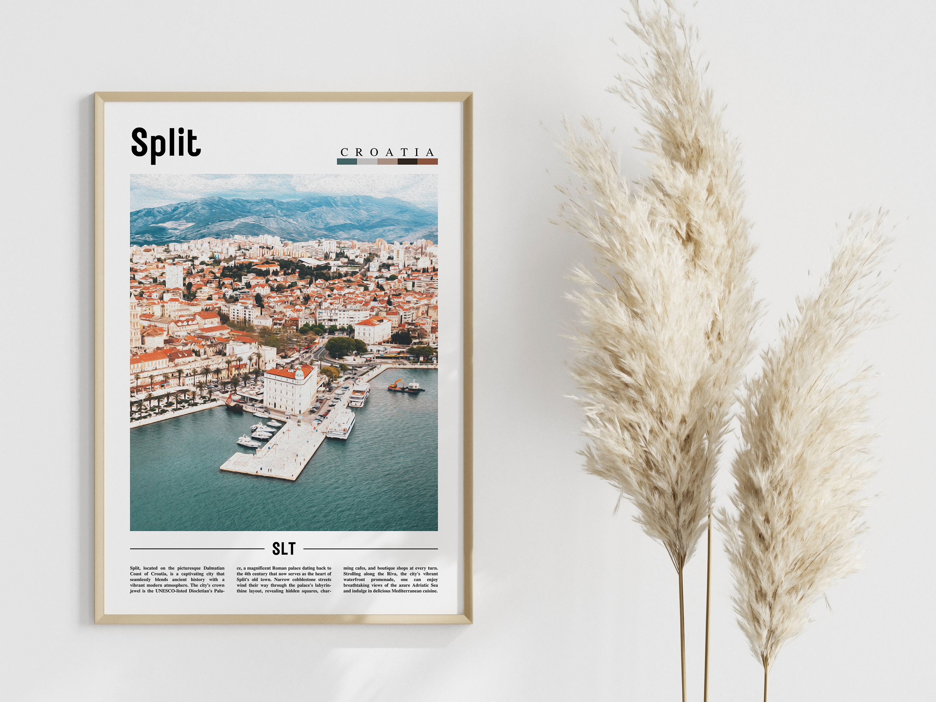 Split Poster Split Print Split Wall Art Europe Photo - Etsy